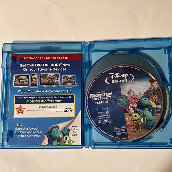 Disney-Pixar | Media | Disneypixar Monsters Inc Monsters University Dvd ...
